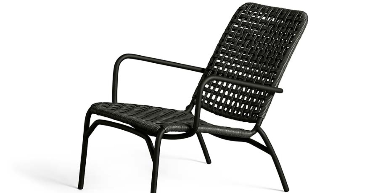 Melvin, Outdoor Lounge Armchair, Graphite - Living